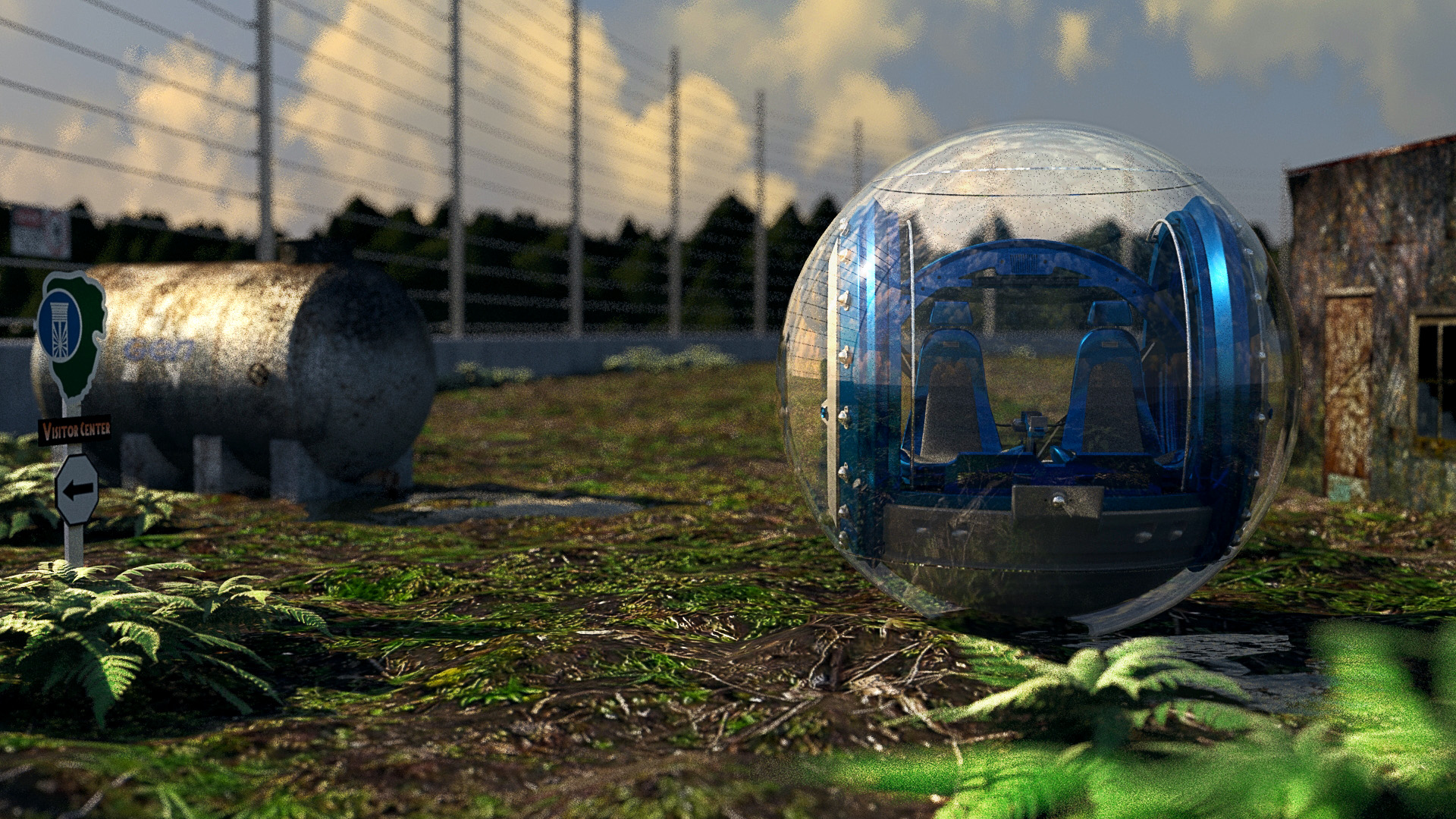 Gyrosphere (Jurassic World project) | Domestika